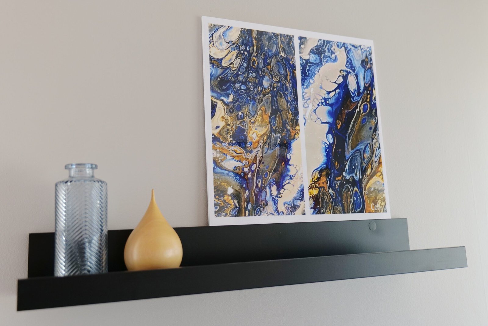 Tableau Diptyque PVC Icebergs Fond Blanc - cob-creation.fr